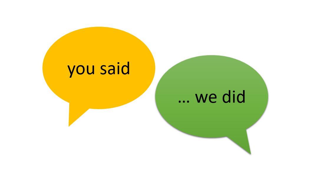 "You Said, We Did!" - Hastoe Group