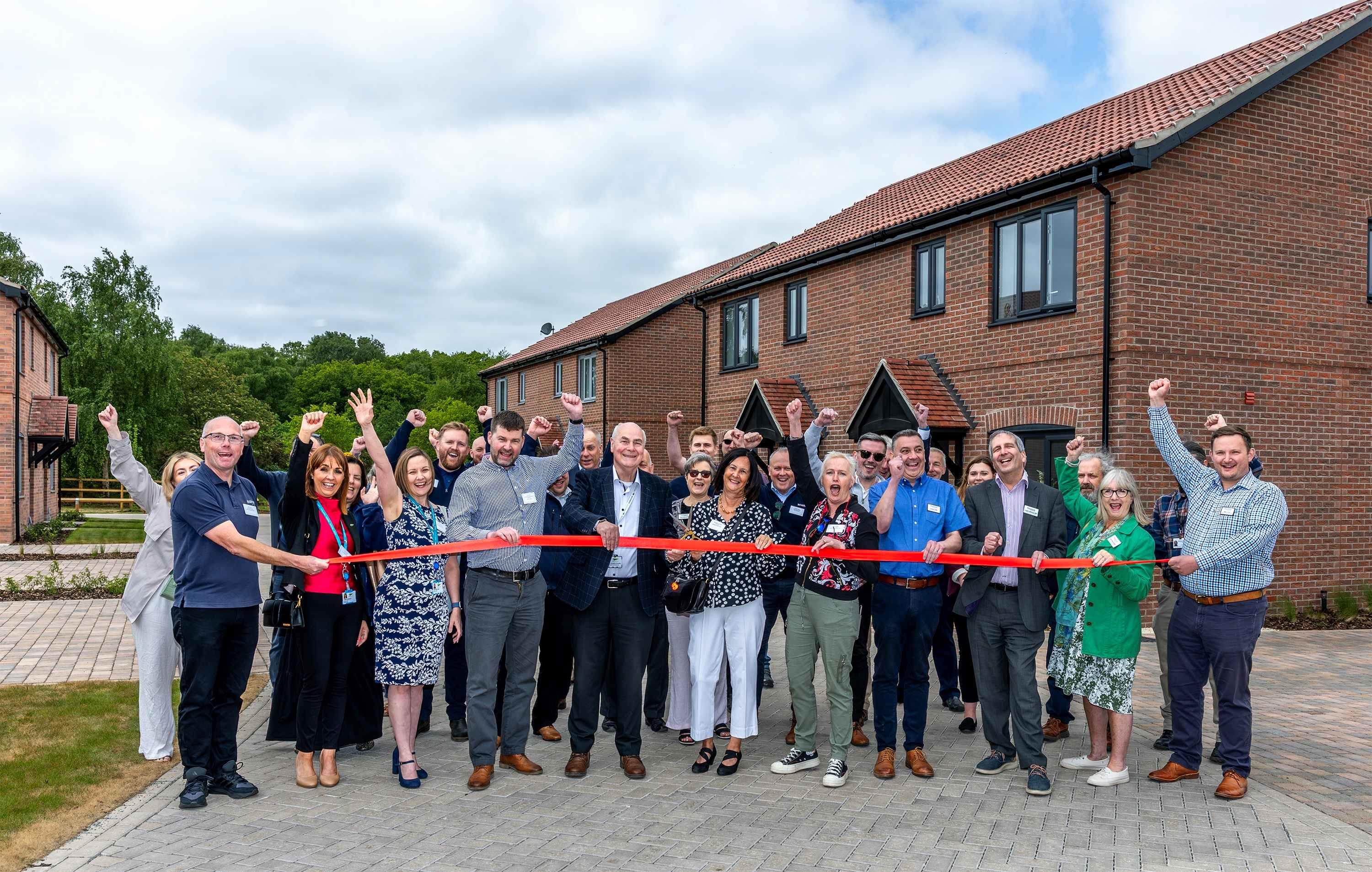 East Suffolk parish of Martlesham celebrates opening of 47 new homes ...